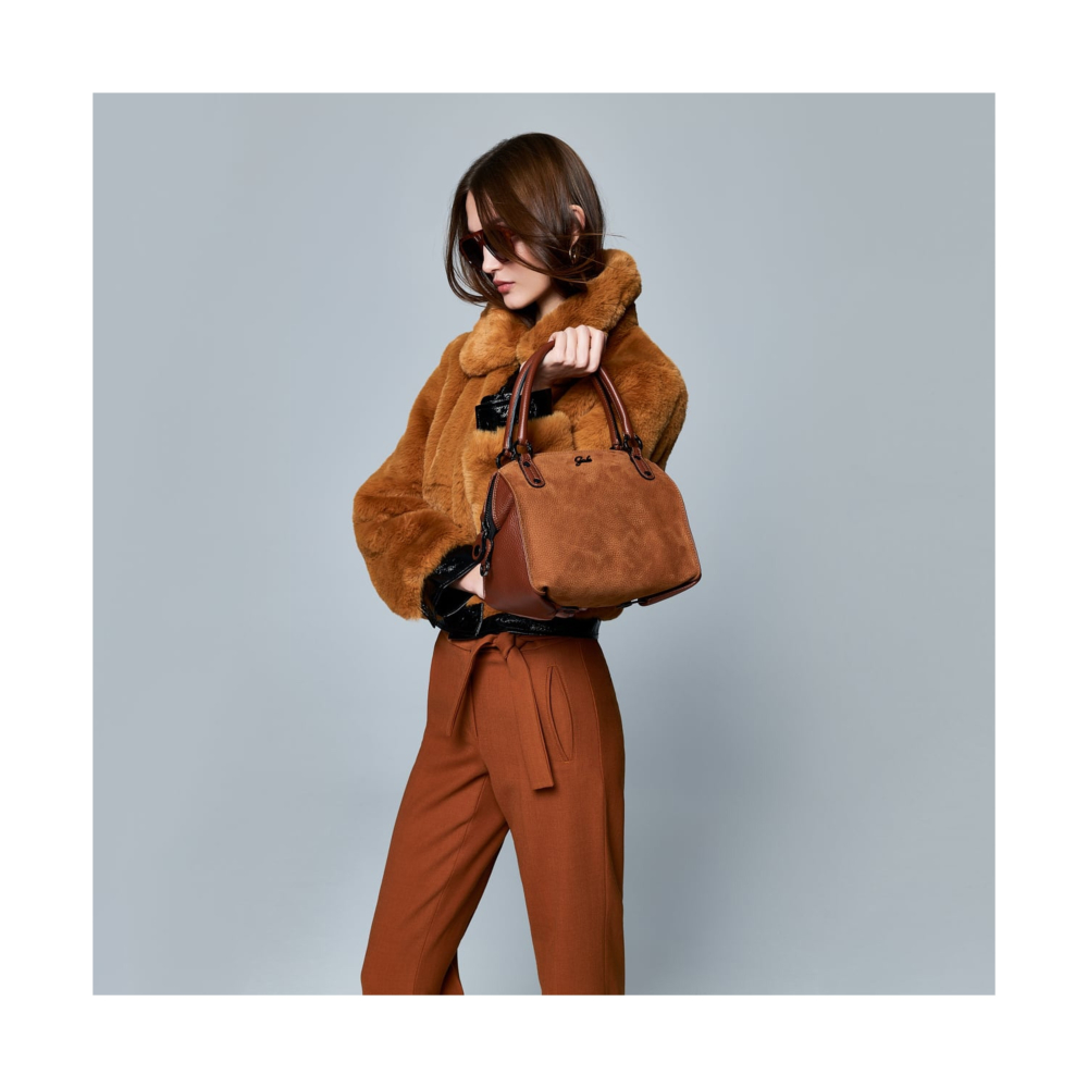 Shopping Bag/Shopper YASMINE SIZE S Brown | Gabs