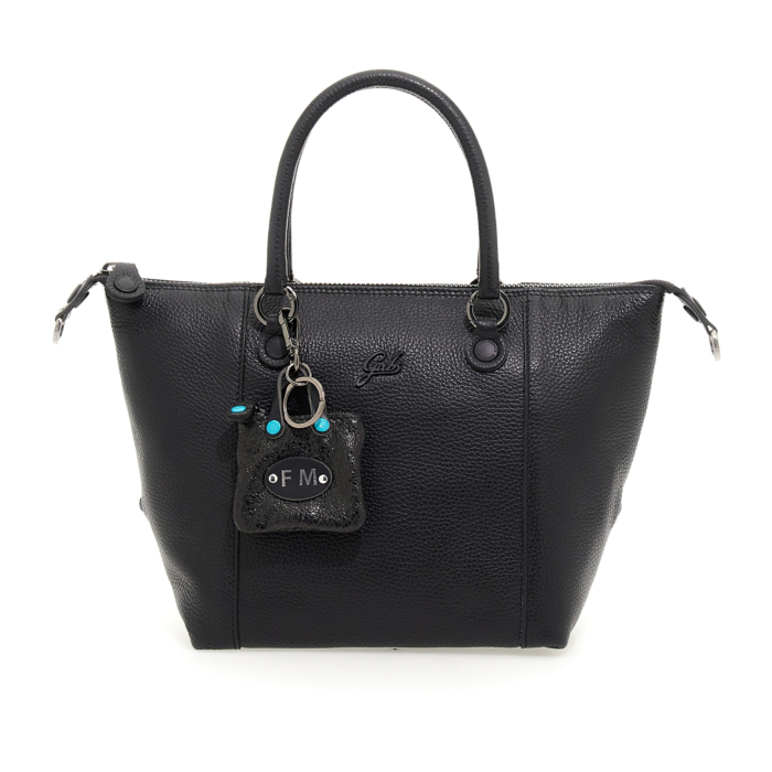 Flache Tasche PERSONALISIERTE G3 PLUS - GRÖßE M Schwarz | Gabs